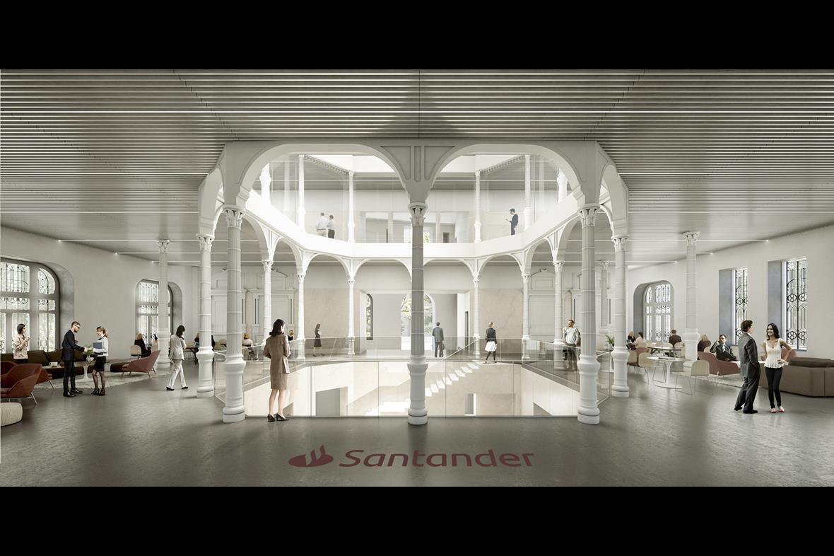 Chipperfield reveals vision for historic Santander HQ | News | Building ...